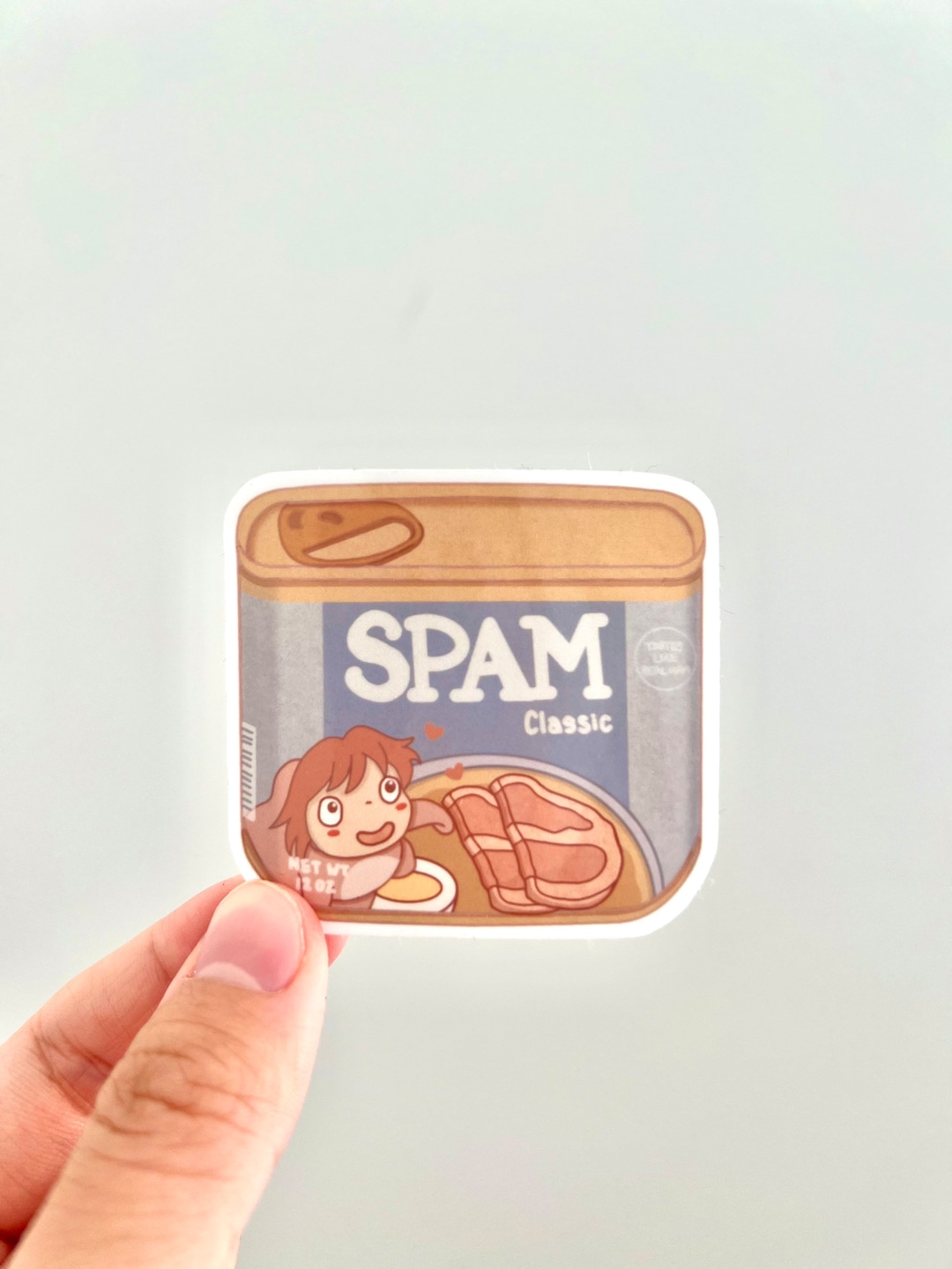 Spam Musubi Sticker | Japanese Anime, Asian Sticker, Food Sticker ...