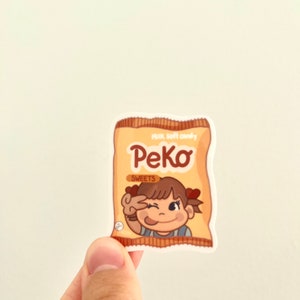 Milky Snacks Valentine Stickers | Japanese Candy, Drink, Peko-chan ...