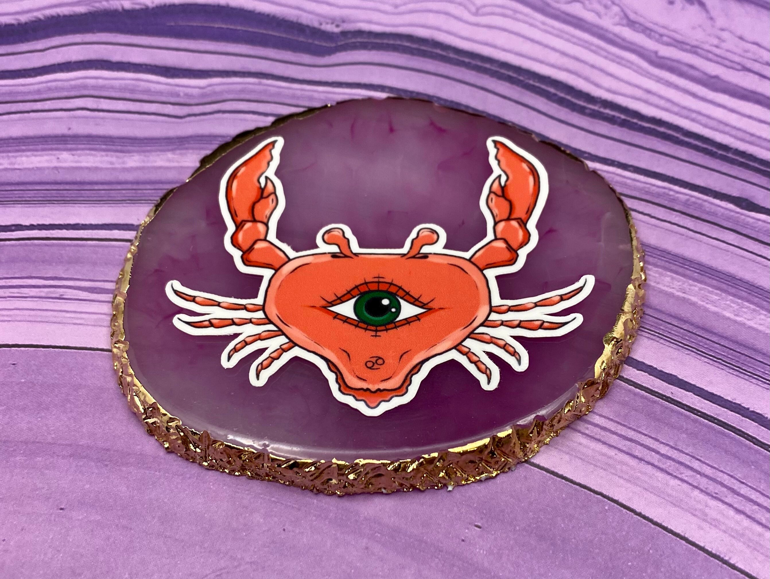 Cancer Sticker Zodiac Sticker Water Resistant Sticker - Etsy UK