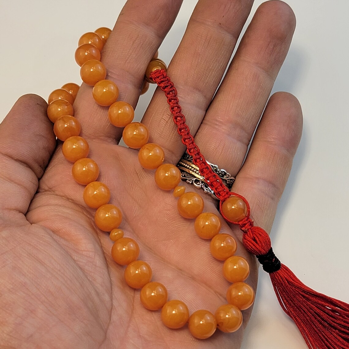 Amber Sıkma Kehribar, Bakelite Tesbih, Misbaha, Tasbih, Prayer Beads ...
