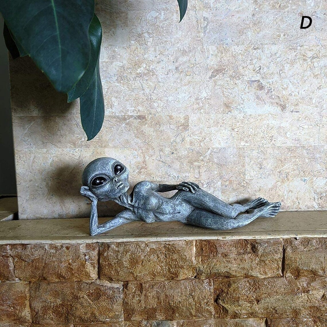 Alien Garden Decoration UFO Gnomes Statue Monster Ornaments | Etsy