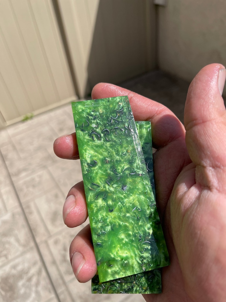 Resin/metal Knife Handle Scale - Etsy