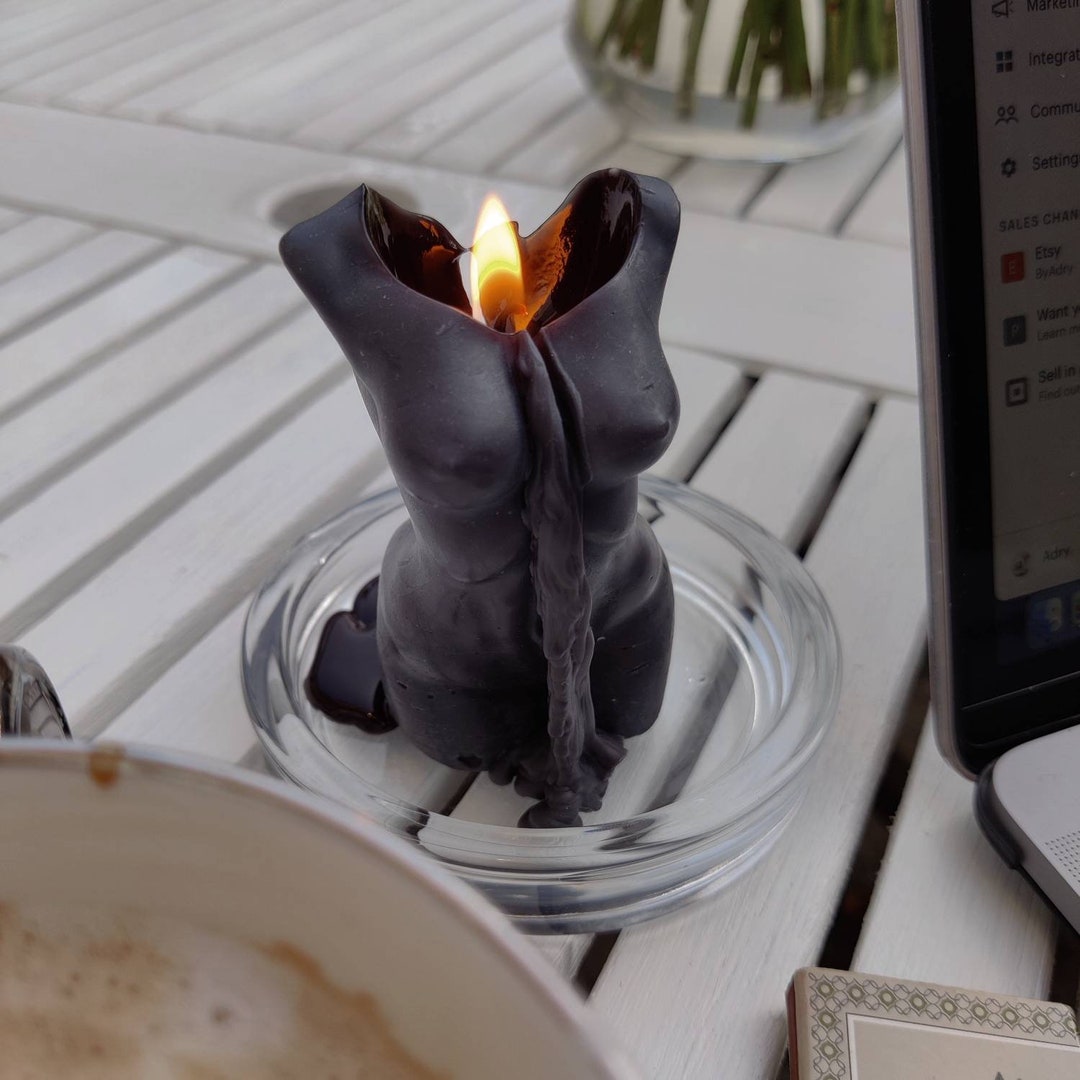 Female Body Soy Candles Woman Body Soy Candle Torso Candle Figure ...