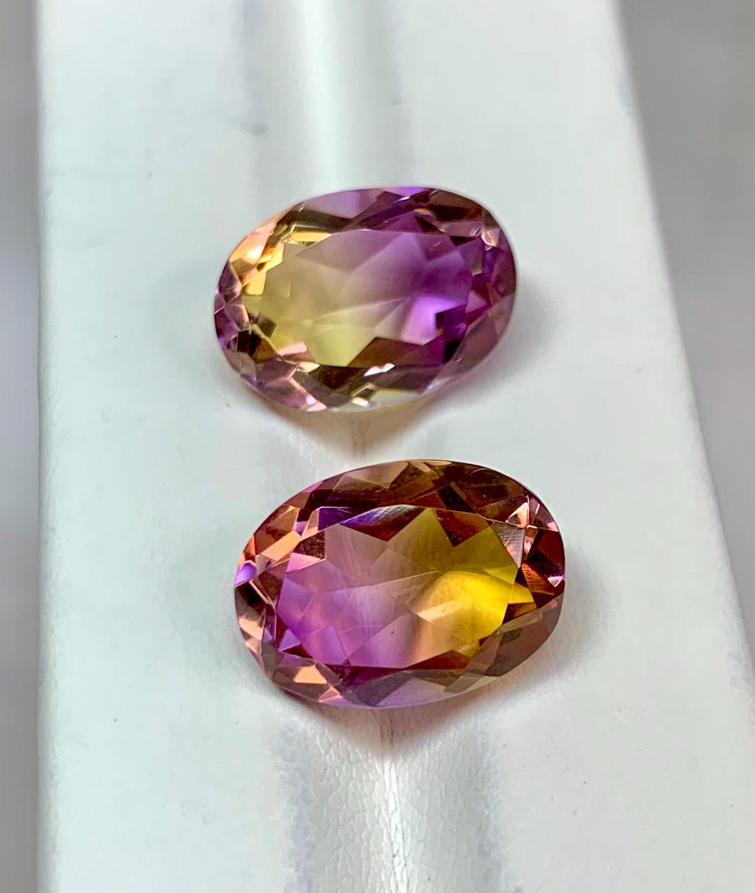 Doublet Amethyst Stone Bio Color Amethyst Loose Stone Tourmaline ...