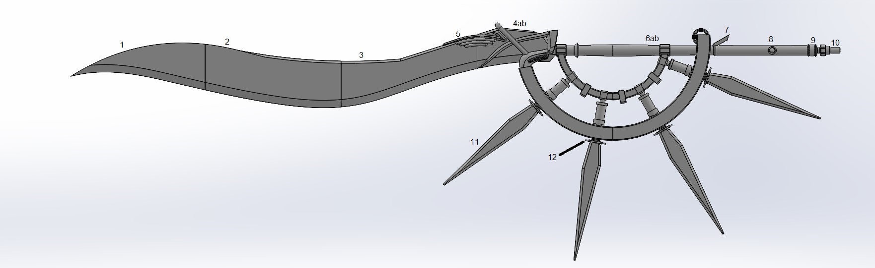 Arknights Thorns' Sword STL Files - Etsy
