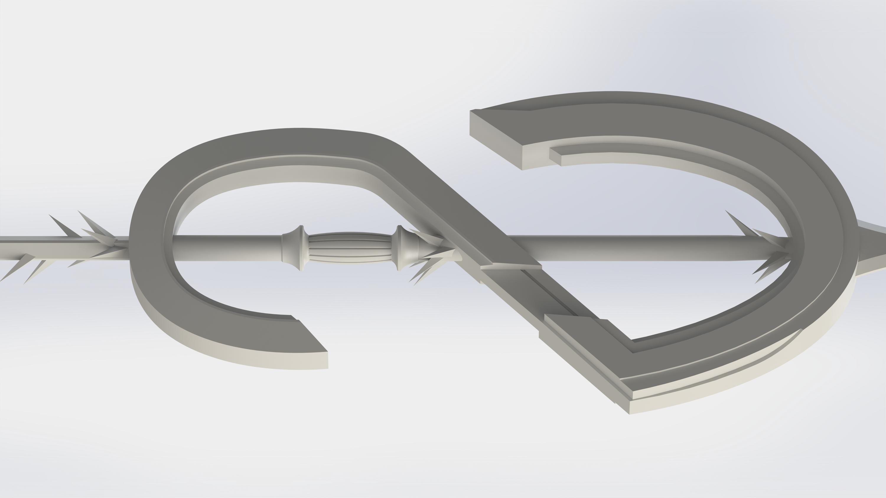 Arknights Lappland the Decadenza's Weapon (E2 Version) STL Files - Etsy