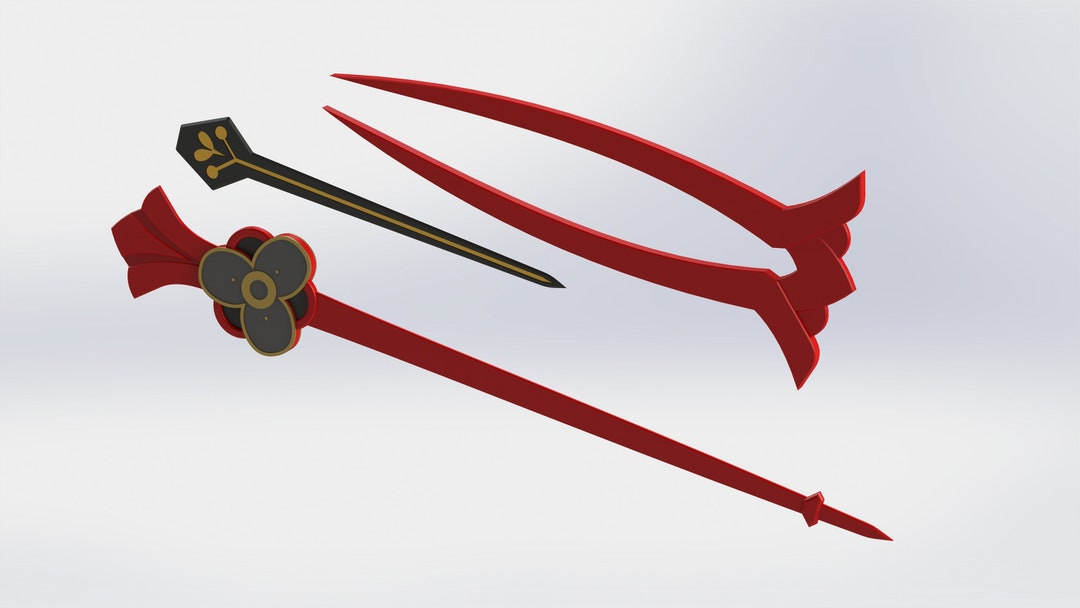 Genshin Impact Chiori's Hairpins STL Files - Etsy