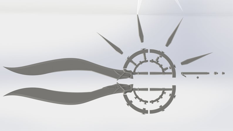 Arknights Thorns' Sword STL Files - Etsy