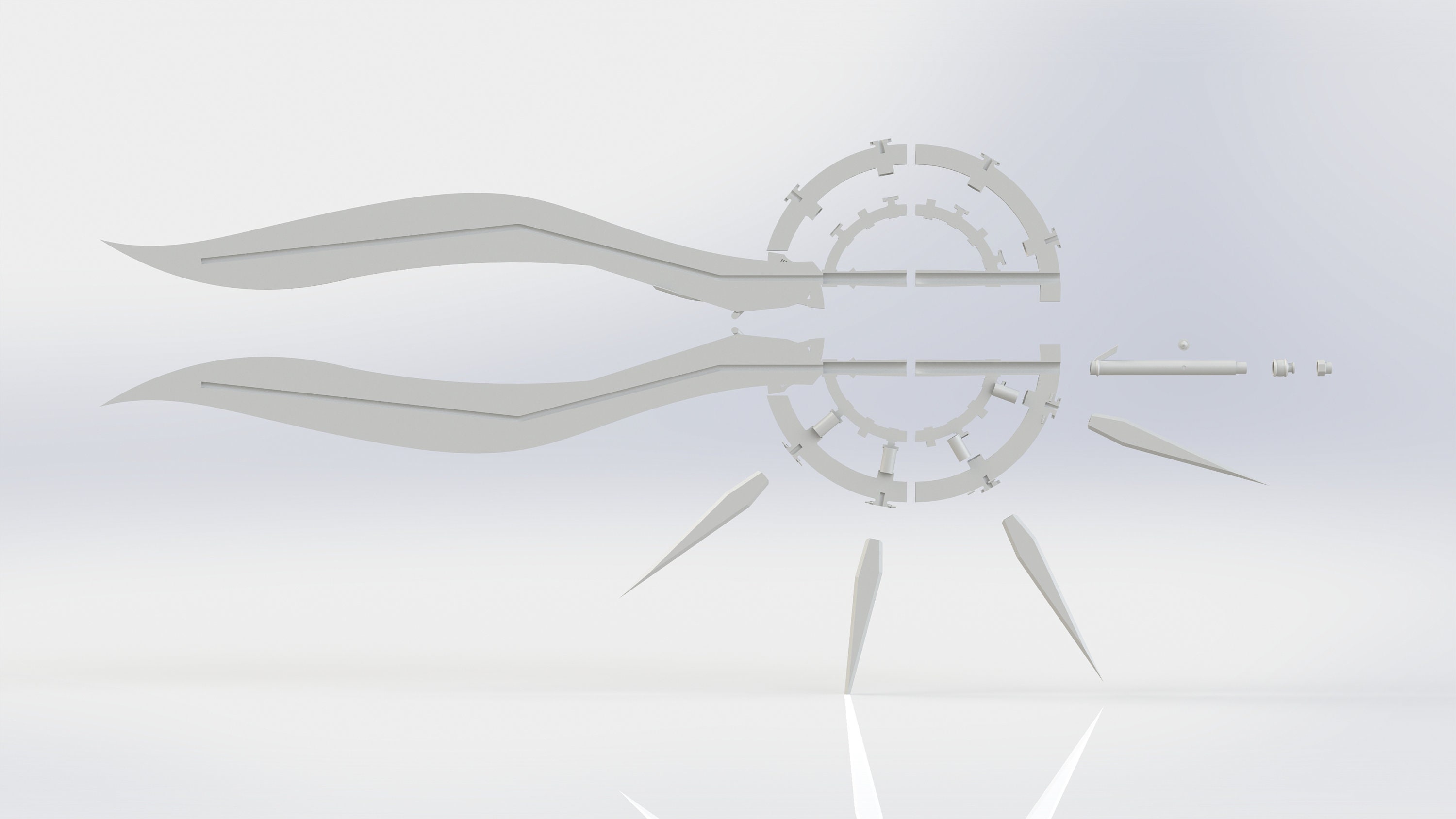 Arknights Thorns' Sword STL Files - Etsy