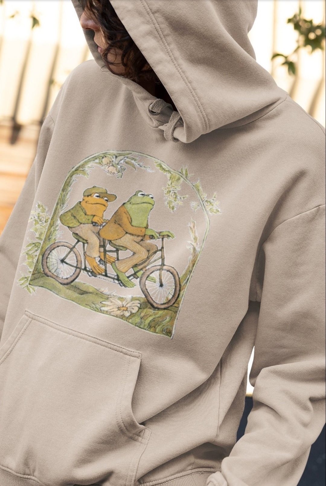 Frog & Toad Hoodie Vintage Book Frog Hoodie Cottagecore Hoodie Woodland ...