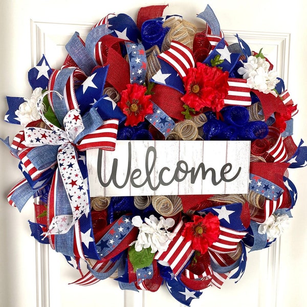 Memorial Day Wreath - Etsy