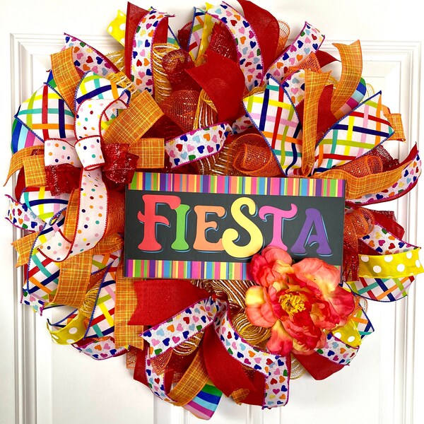 Fiesta Wreath - Etsy