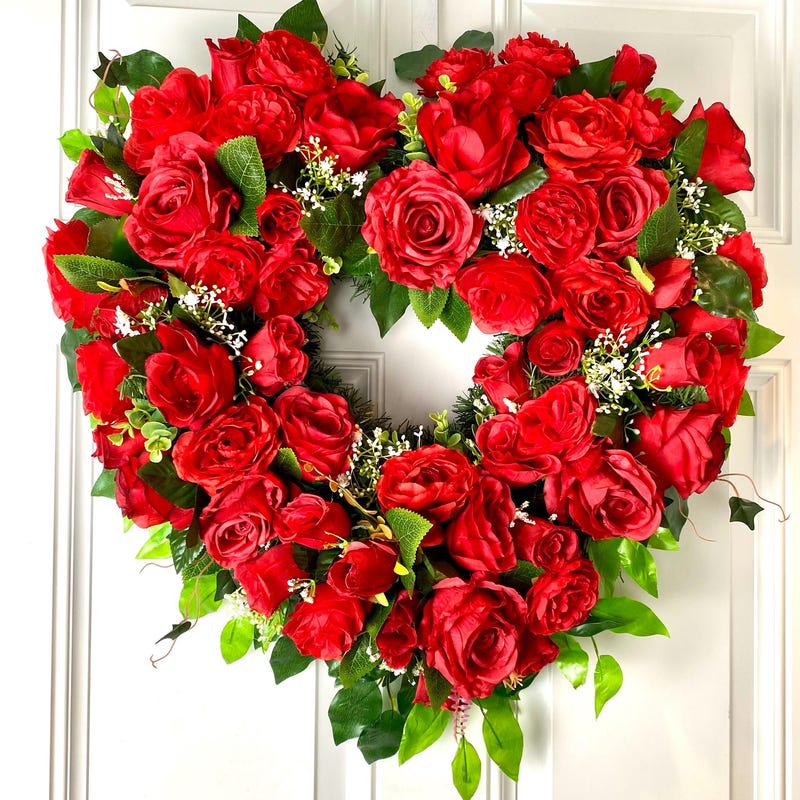 6 Heart Wreath - Etsy