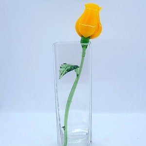 Gorgous Glass Roses, Hand Blown Glass Roses Flowers, Hand Blown Spring ...