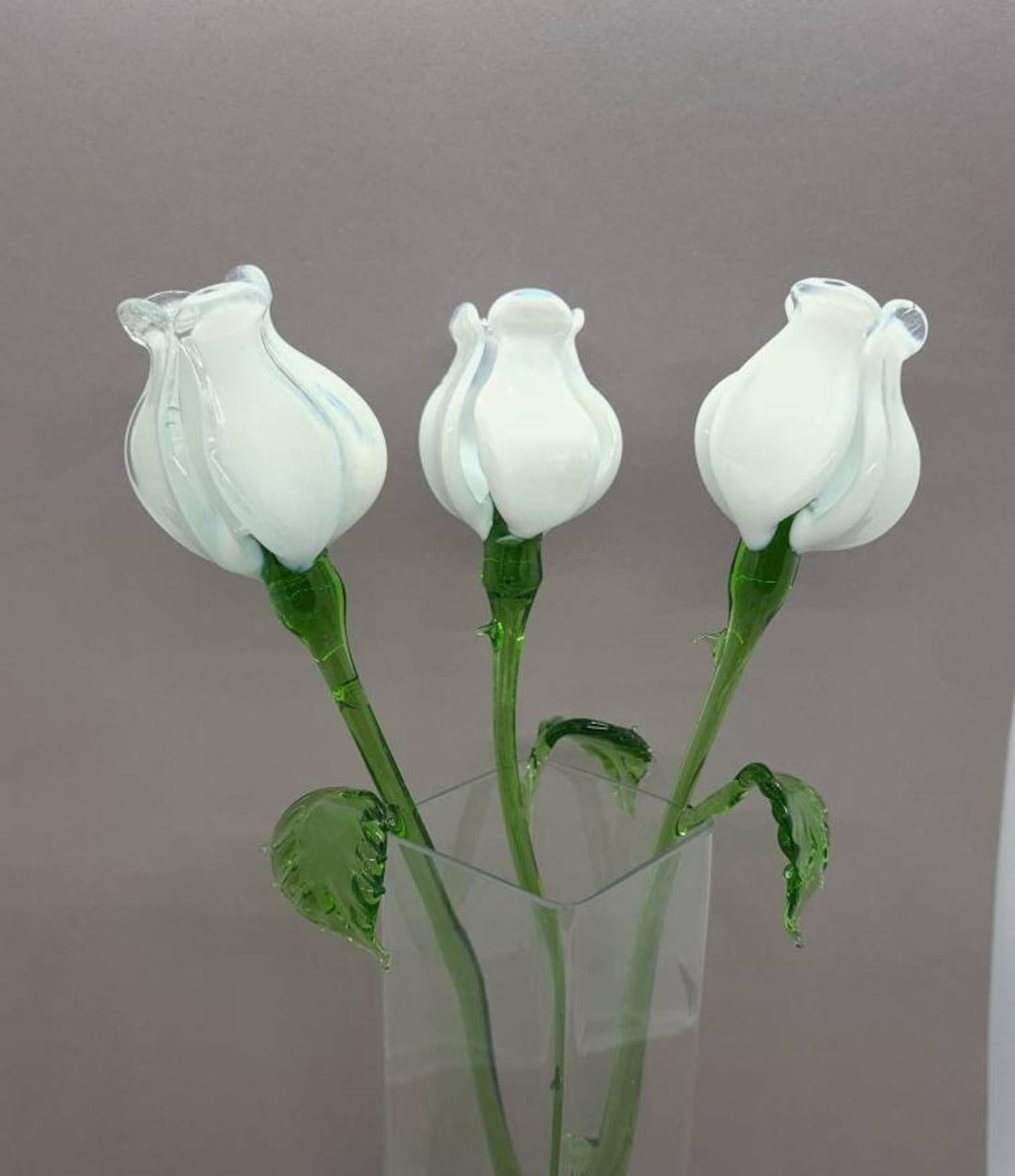 Gorgous Glass Roses Hand Blown Glass Roses Flowers Hand - Etsy