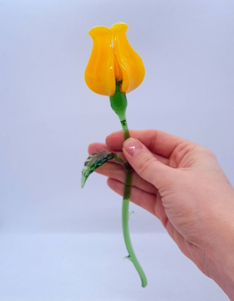 Gorgous Glass Roses Hand Blown Glass Roses Flowers Hand - Etsy