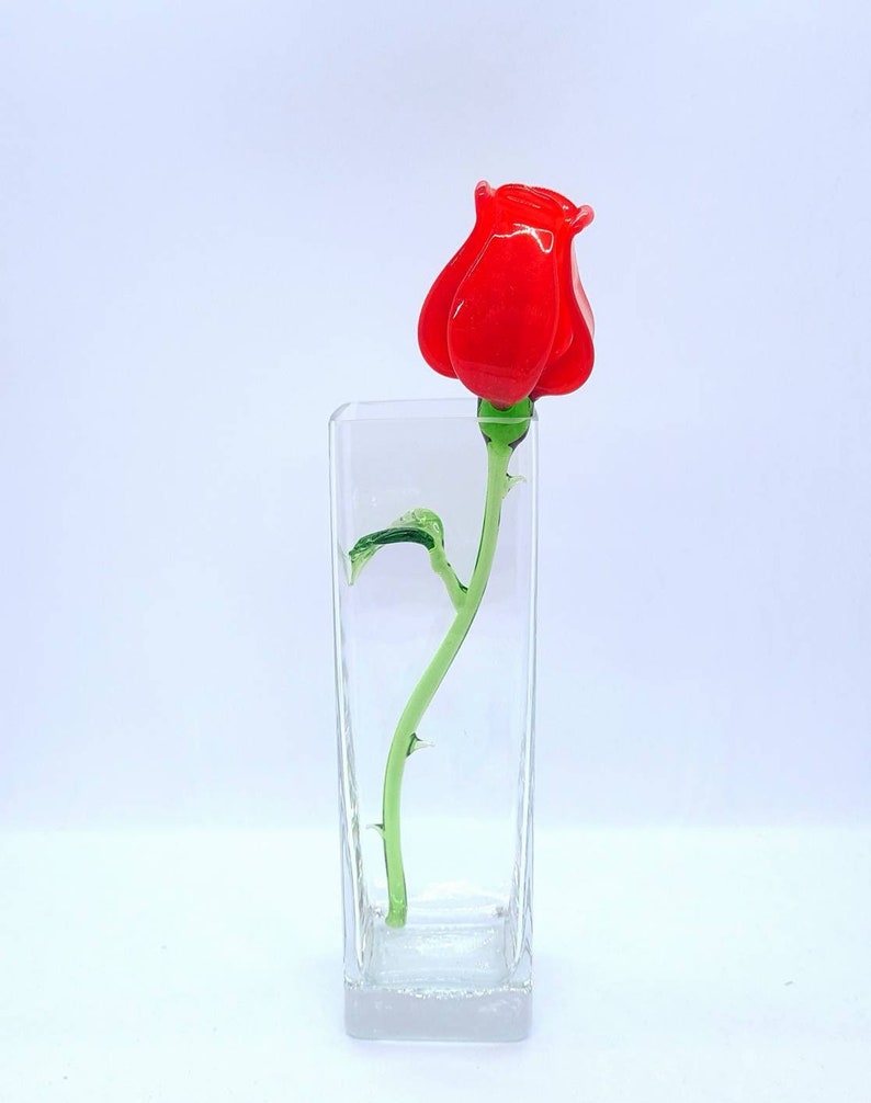 Gorgous Glass Roses Hand Blown Glass Roses Flowers Hand - Etsy