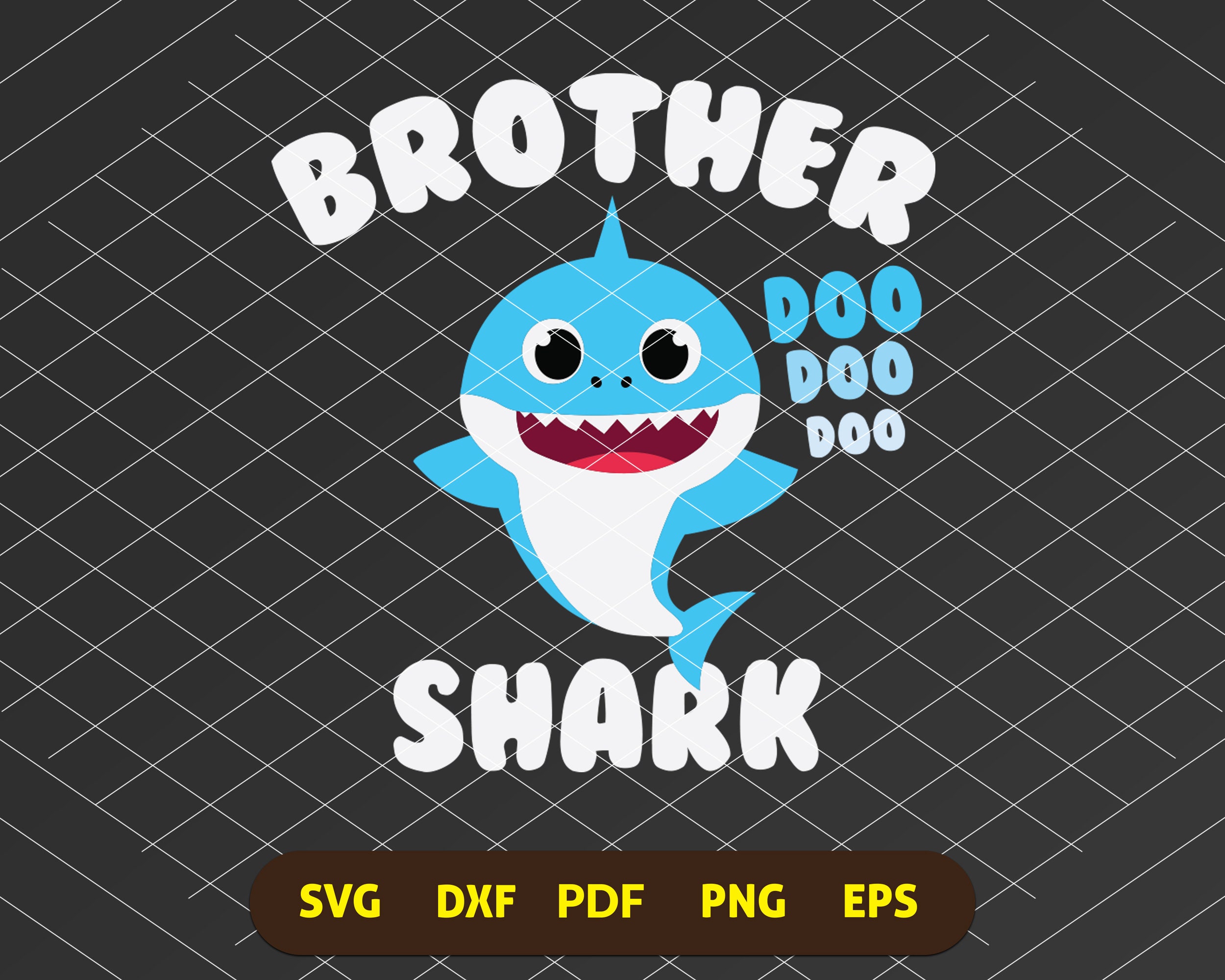 Brother Shark Svg Svg files for Cricut SVG cutting file | Etsy