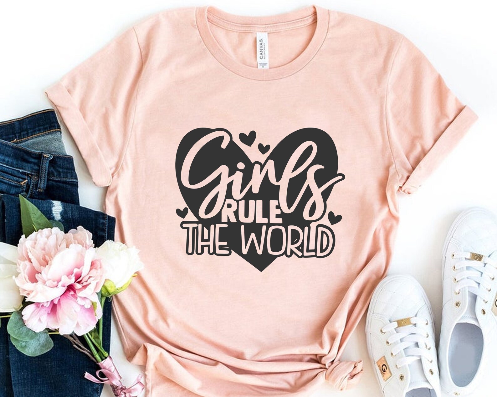 Girls Rule The World Svg Svg Files For Cricut Svg Cutting Etsy