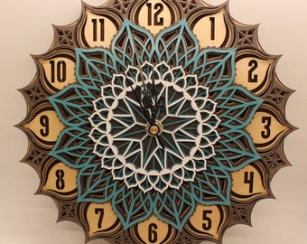 Mandala Clock - Etsy
