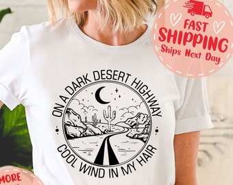 On a Dark Desert Highway Cool Wind in My Hair Svg - Etsy