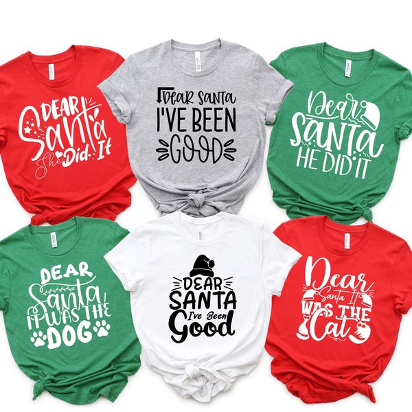 Dear Santa Shirt - Etsy