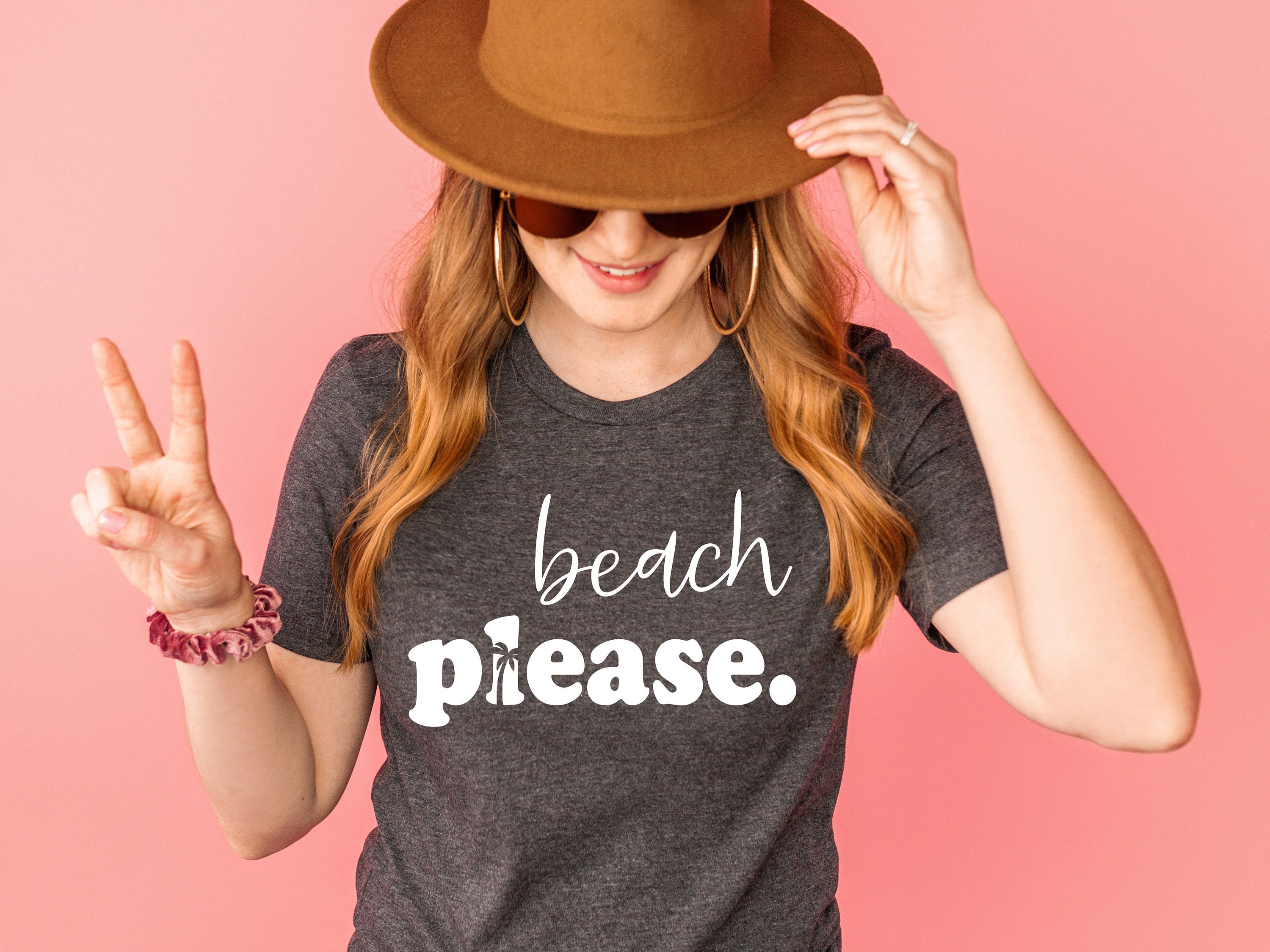 Beach Please Shirt Cute Beach Outfit Funny Friendship | Etsy