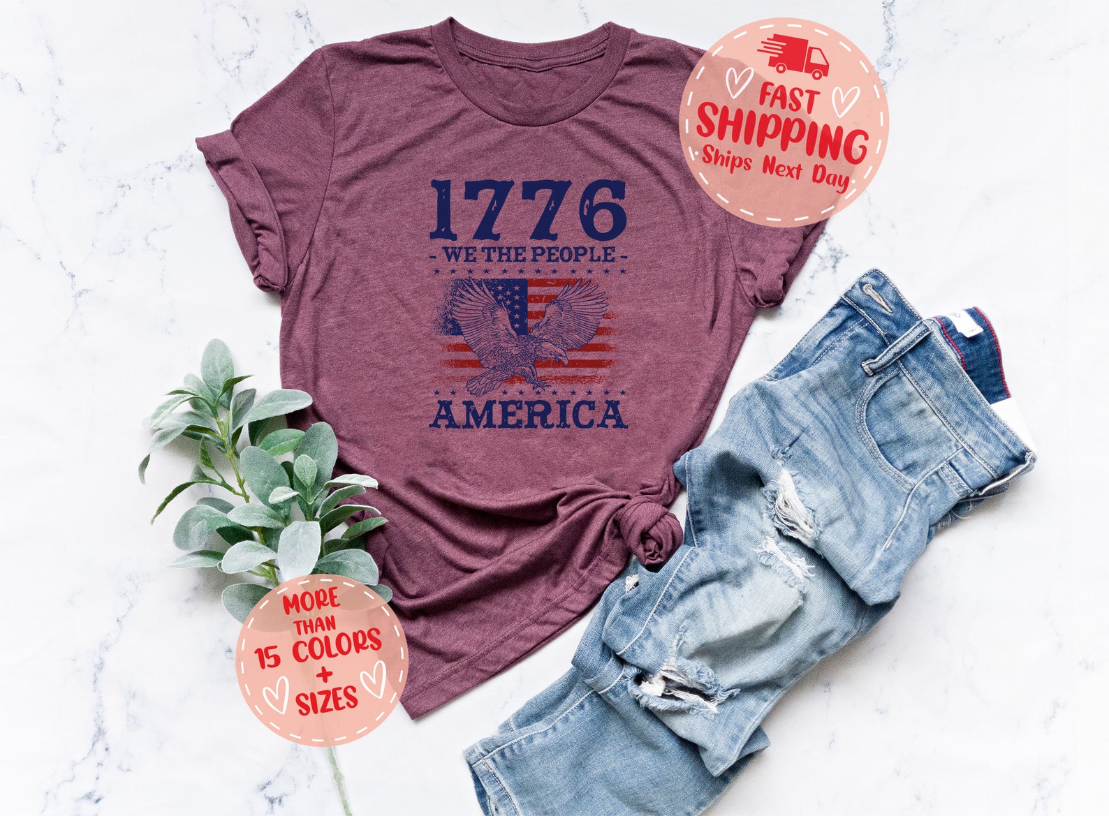 We the People 1776 American Flag Sweatshirt, Conservative Sweater ...