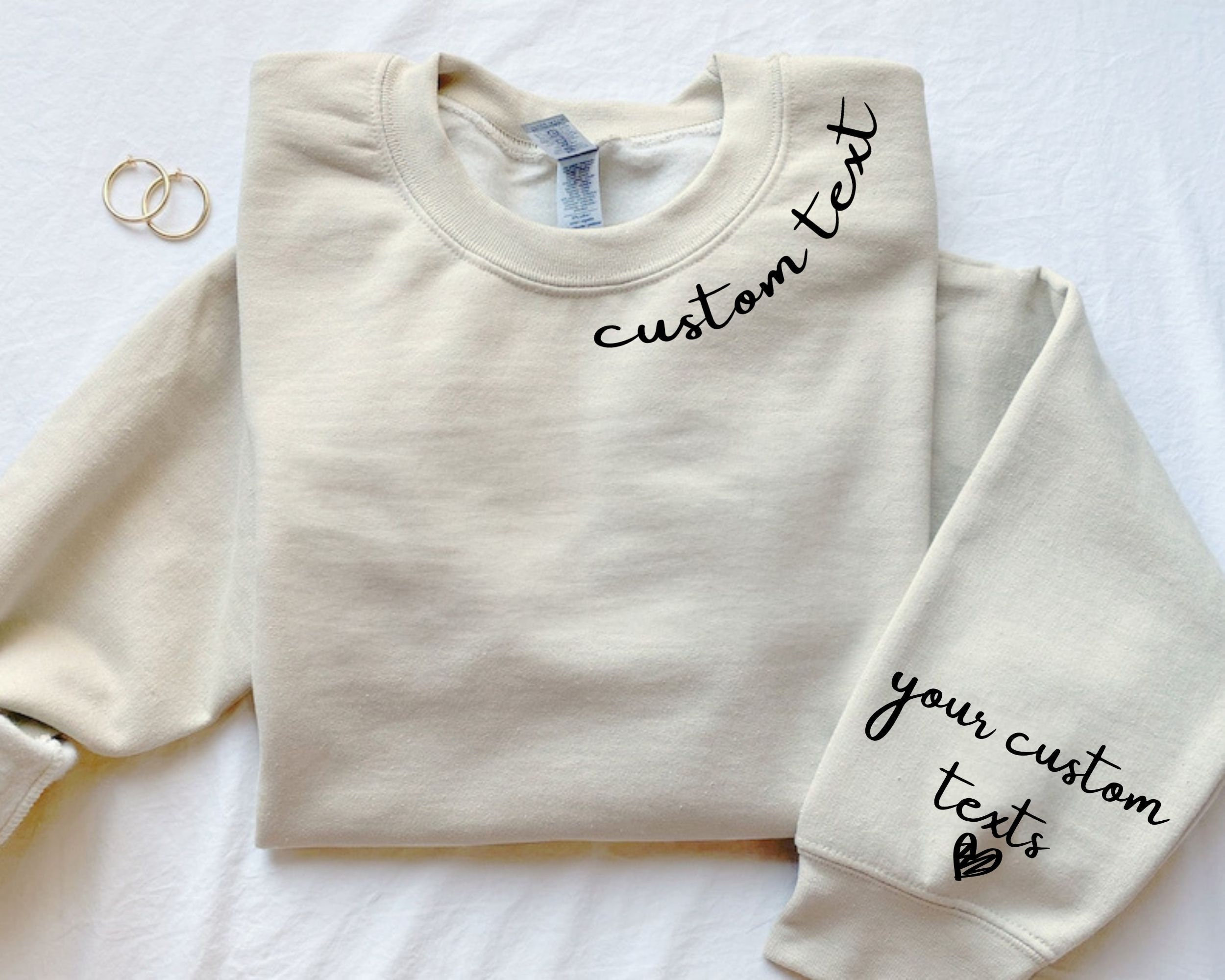 Custom Text Design T-shirts, Personalized Writing Saying Shirts ...