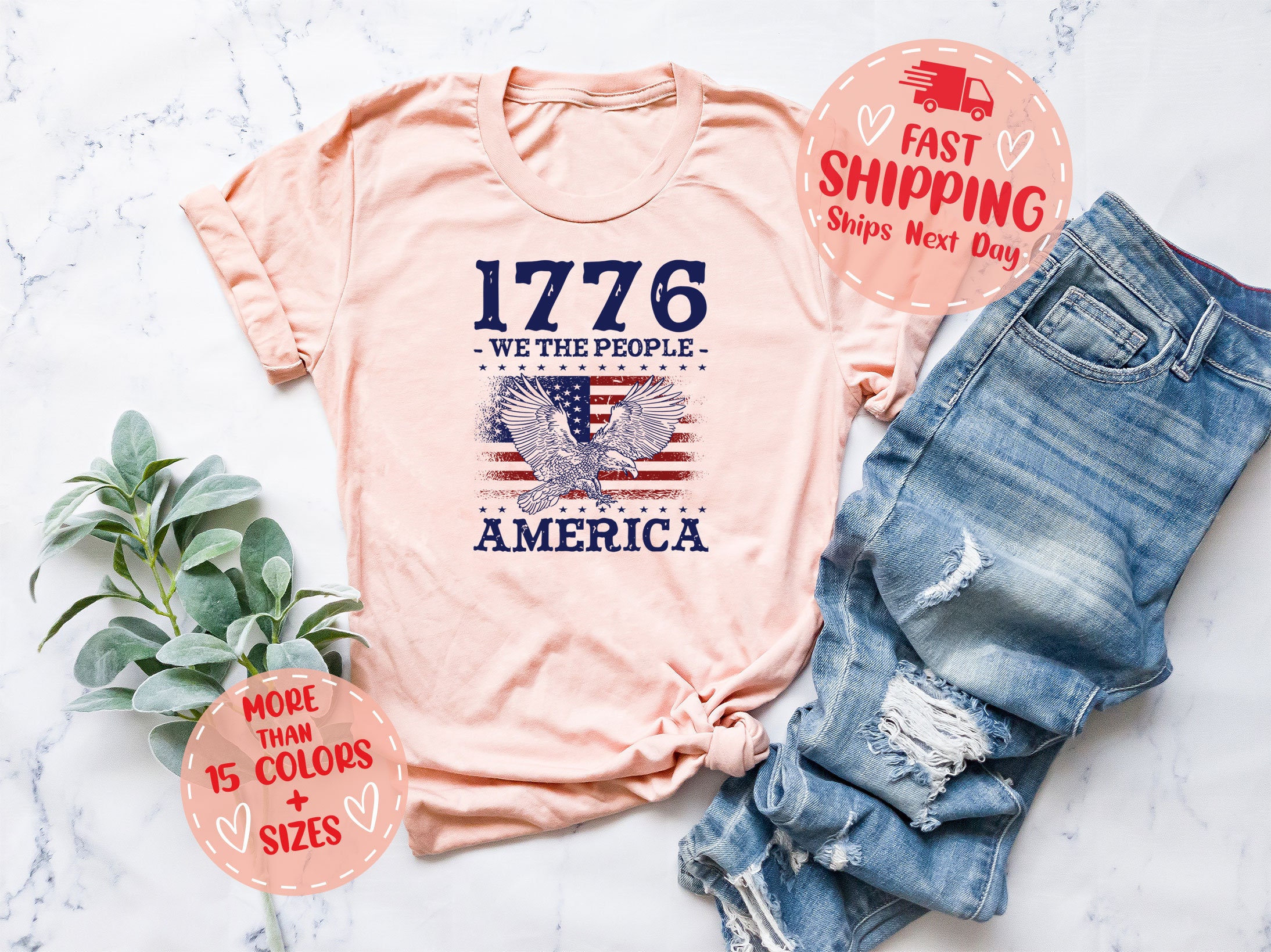 We the People 1776 American Flag Sweatshirt, Conservative Sweater ...