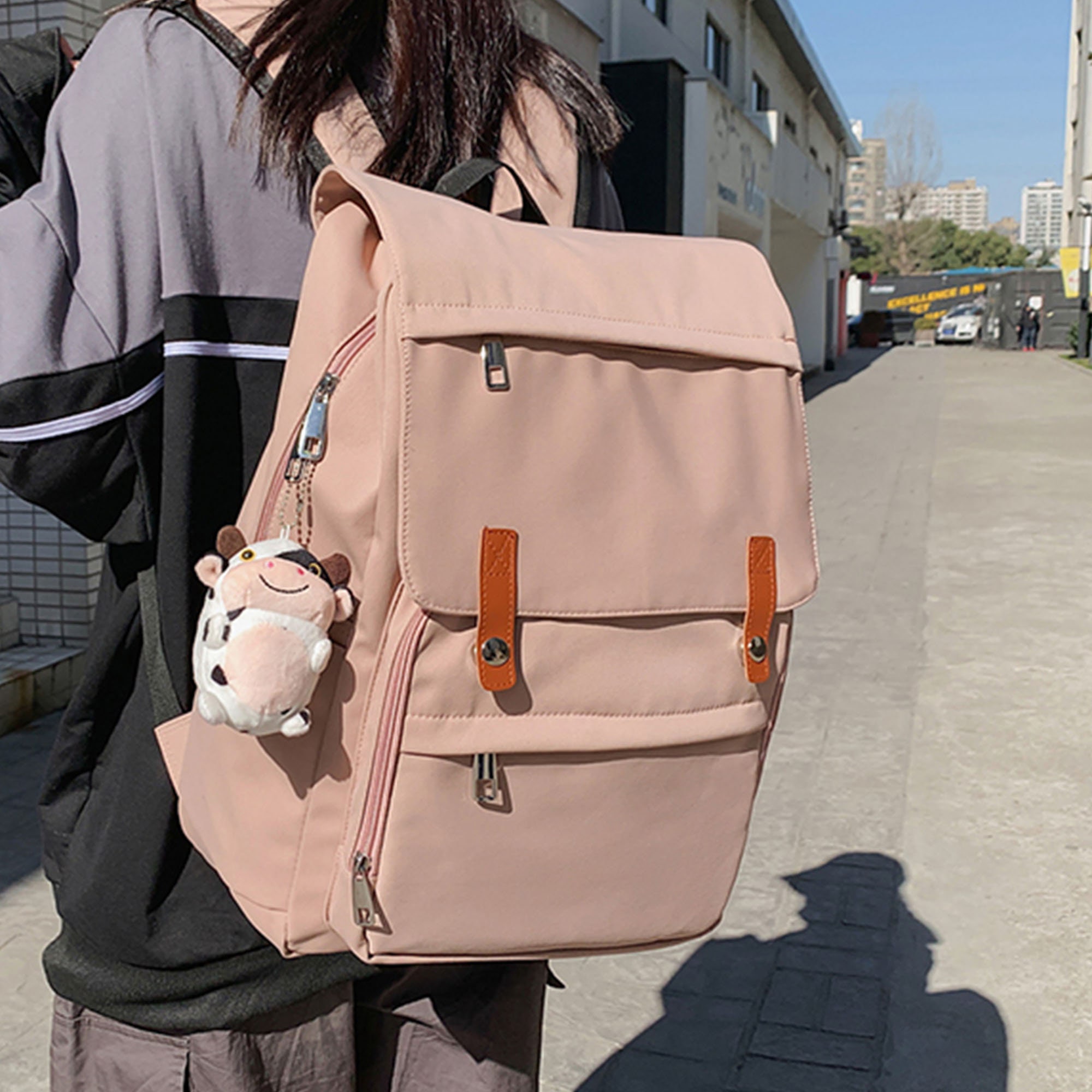 Large Capacity Vintage Travel Nylon Backpack Waterproof Retro - Etsy