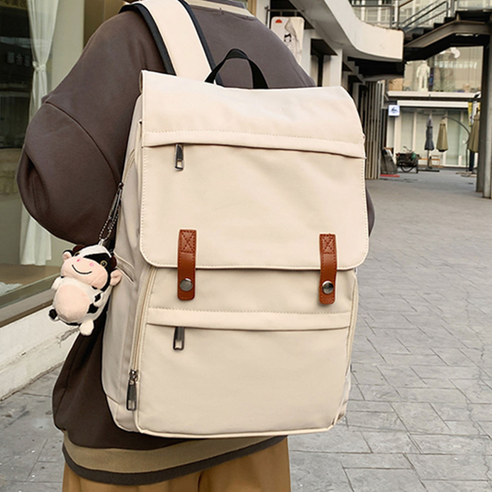 Large Capacity Vintage Travel Nylon Backpack Waterproof Retro - Etsy