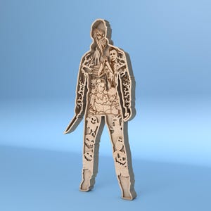 Horror Standing Decor Laser Cut File Svg ,horror Characters Svg, Movie ...
