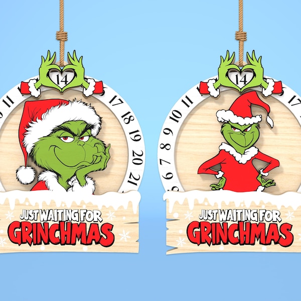 Grinch Countdown - Etsy