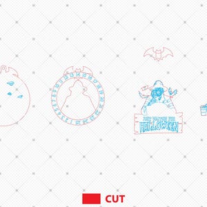 Horror Countdown Ornament Laser Cut Svg , Days Untill Halloween Svg ...