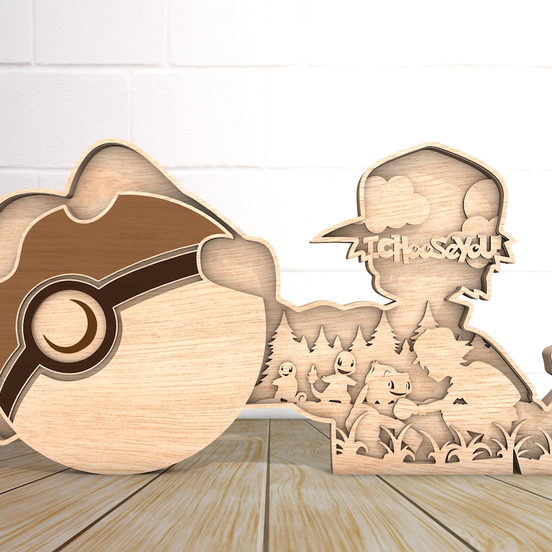 Laser Cut Files Pokemons - Etsy
