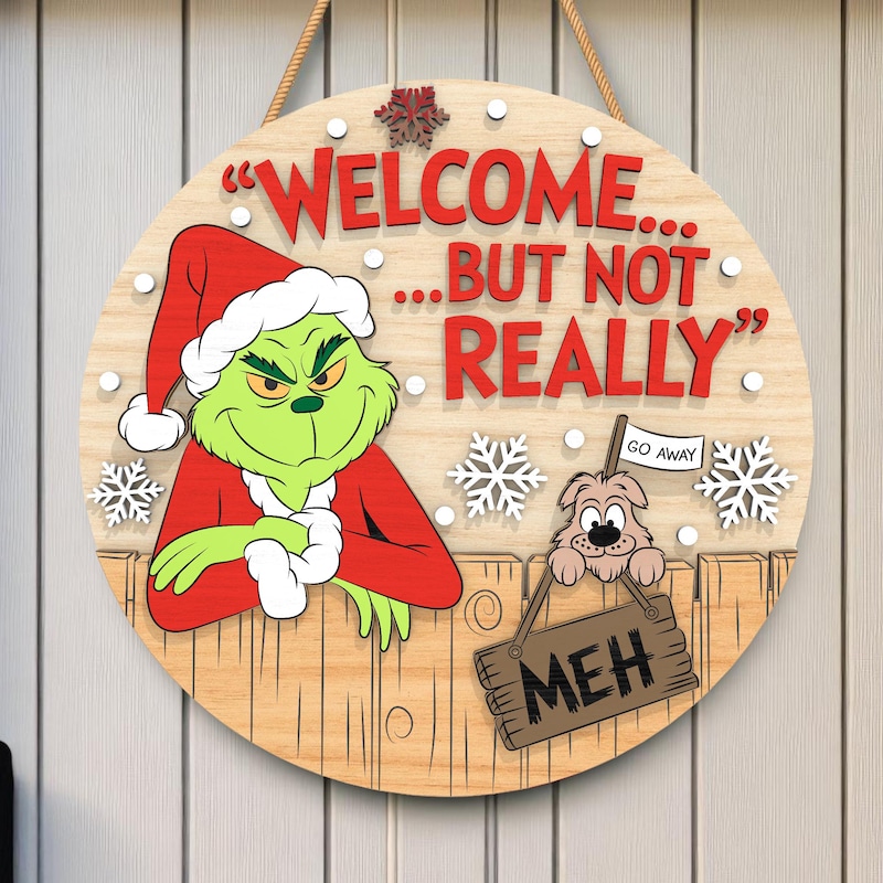 Welcome but Not Really - Etsy