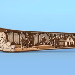 Horror Multilayer Laser Cut File Svg, Movie Horror Scene Svg, Horror ...