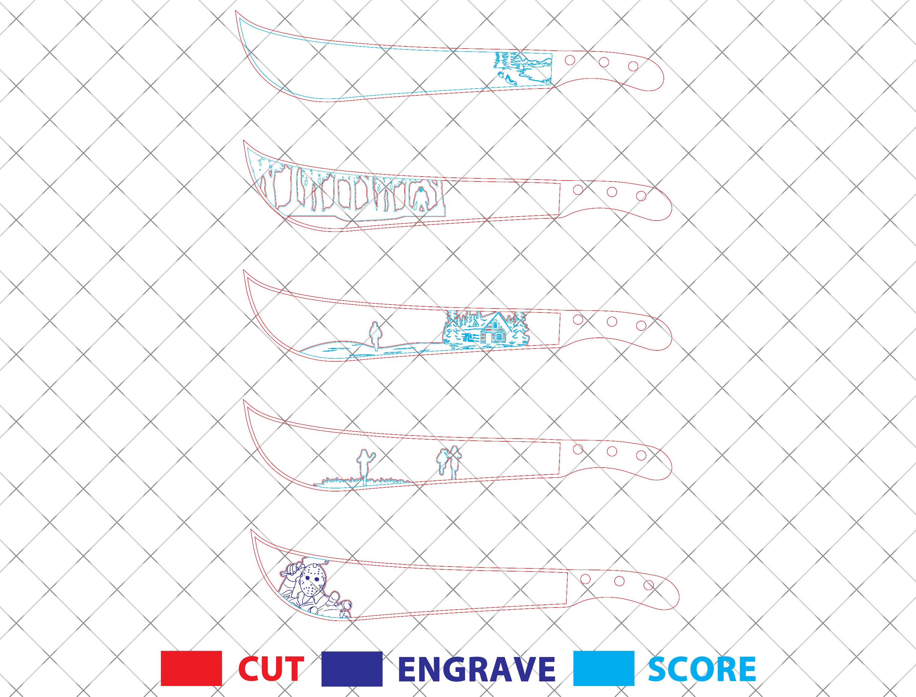 Horror Multilayer Laser Cut File Svg, Movie Horror Scene Svg, Horror ...