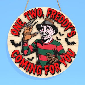 Halloween Horror Door Sign SVG Bundle, Creepy Masked Villain Laser Cut ...