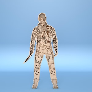 Horror Standing Decor Laser Cut File Svg ,horror Characters Svg, Movie ...