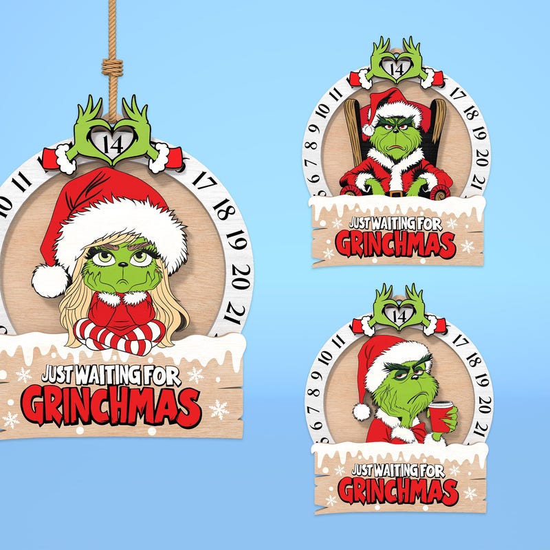 Grinch Countdown - Etsy