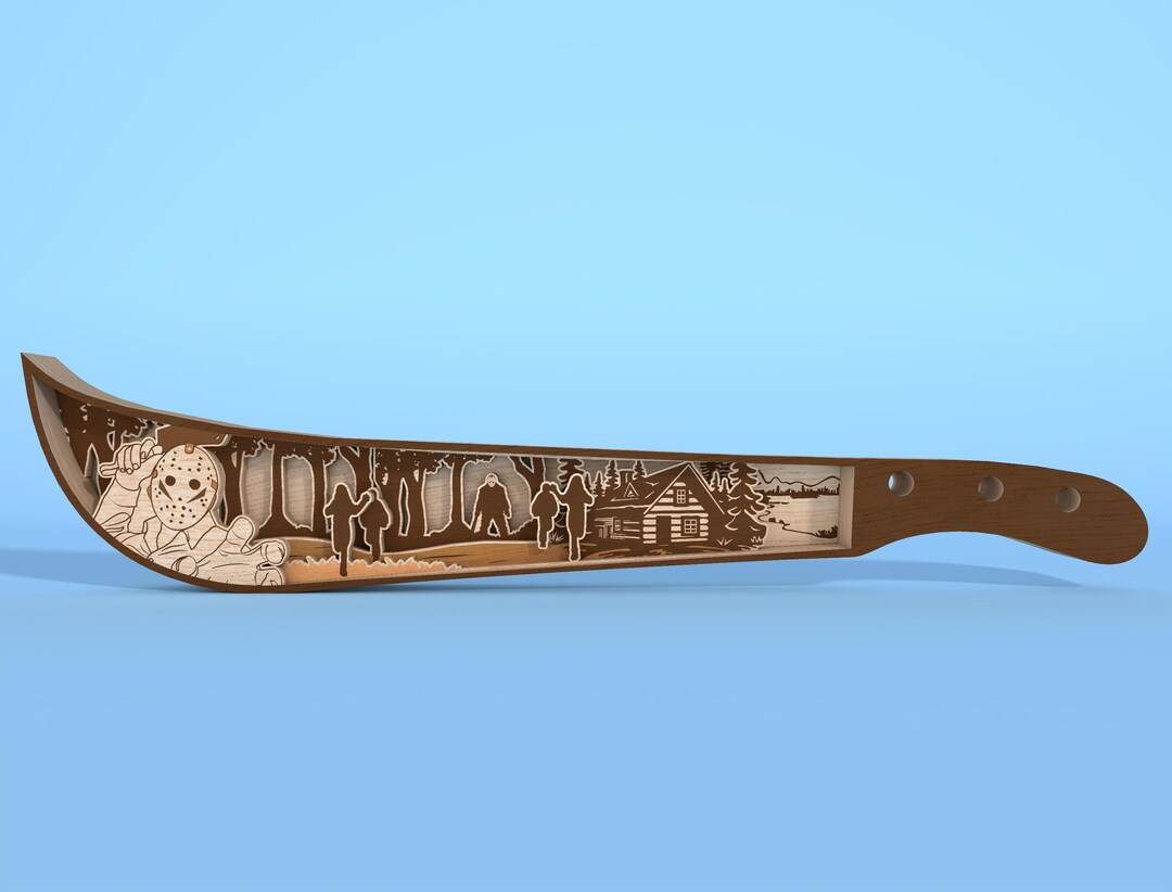 Horror Multilayer Laser Cut File Svg, Movie Horror Scene Svg, Horror ...