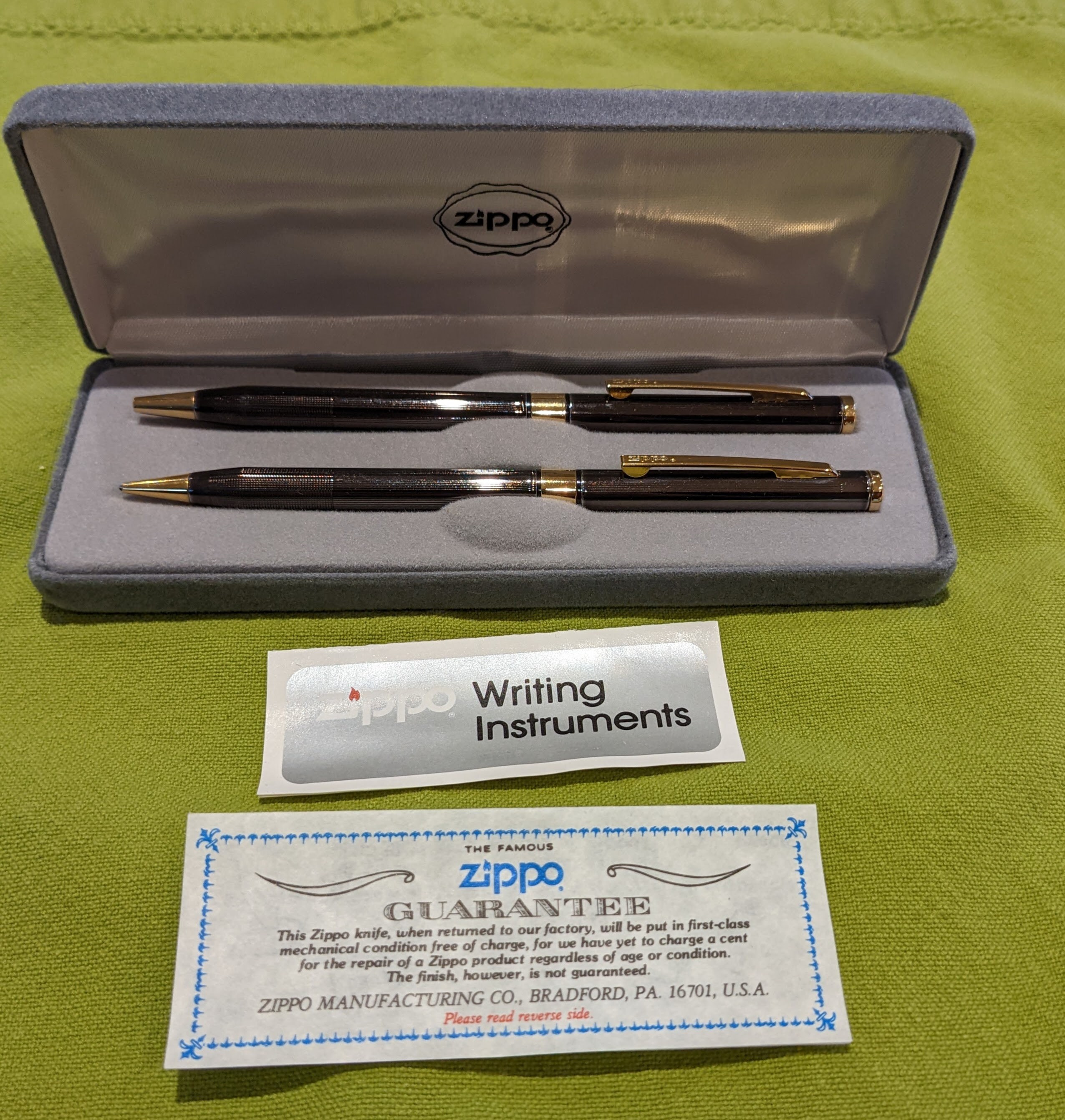 Zippo Pen and Pencil Set - Etsy