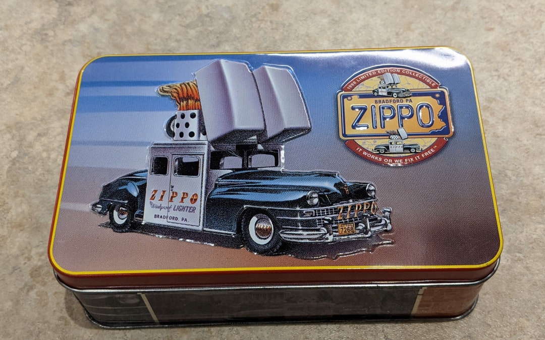 Zippo Car 1998 Limited Edition Collectible Lighter & Companion Key Ring ...