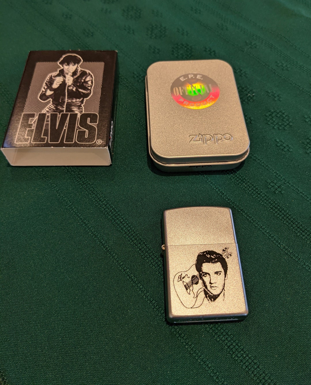 Vintage Zippo Elvis Presley Lighter - Etsy