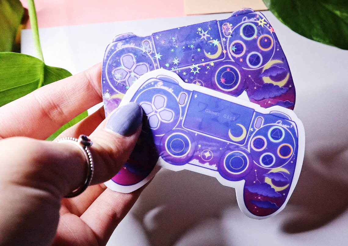 Ps4 Gamer Girl Sticker Ps4 Controller Sticker Ps4 | Etsy