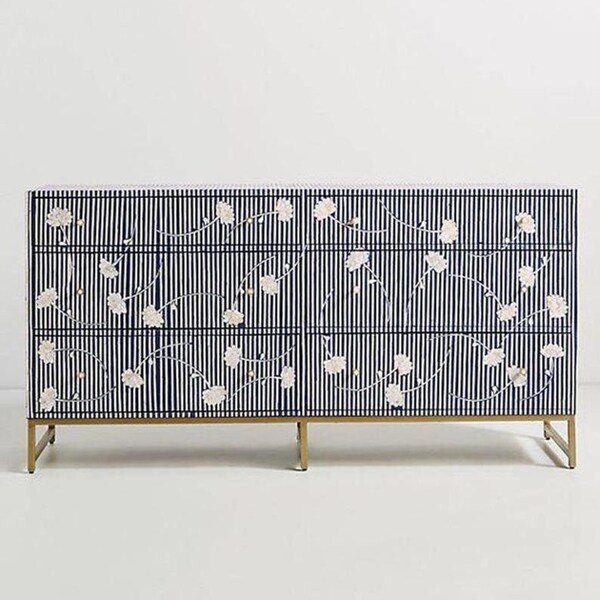 Bone Inlay Dresser - Etsy