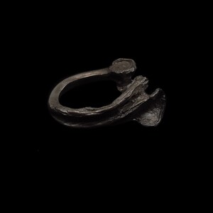 Dingy Tibia Ring Diablo Openings Ring Human Bone Sterling - Etsy