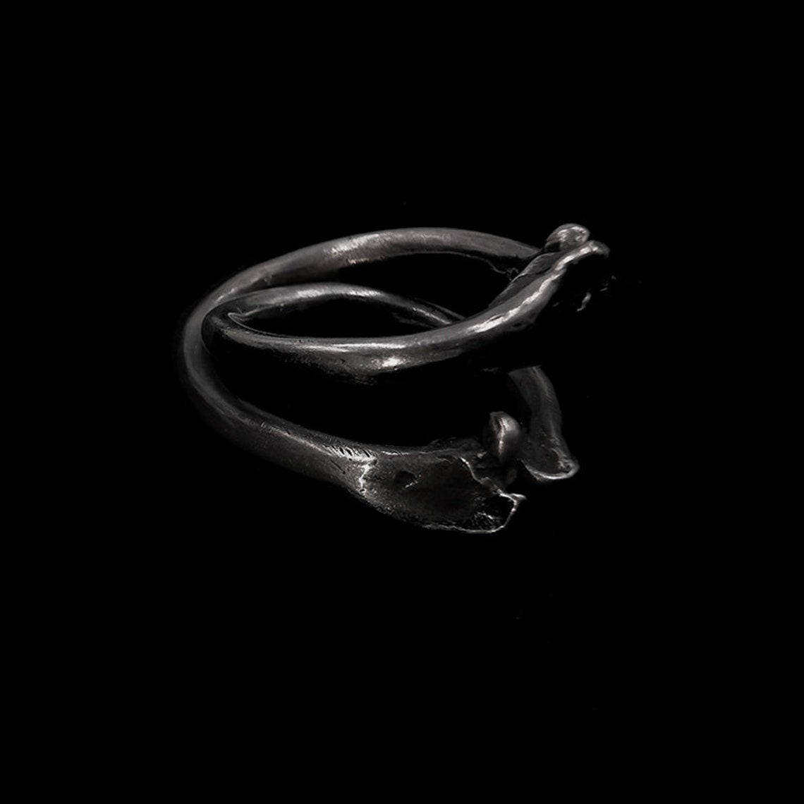 Gekreuzter Tibia Ring Shinbone Sterling Silber Ring. - Etsy.de